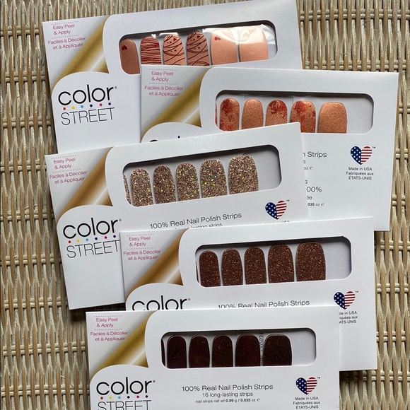 Color Street | Makeup | Beautiful In Bronze Bundle Of 5 Color Street ...